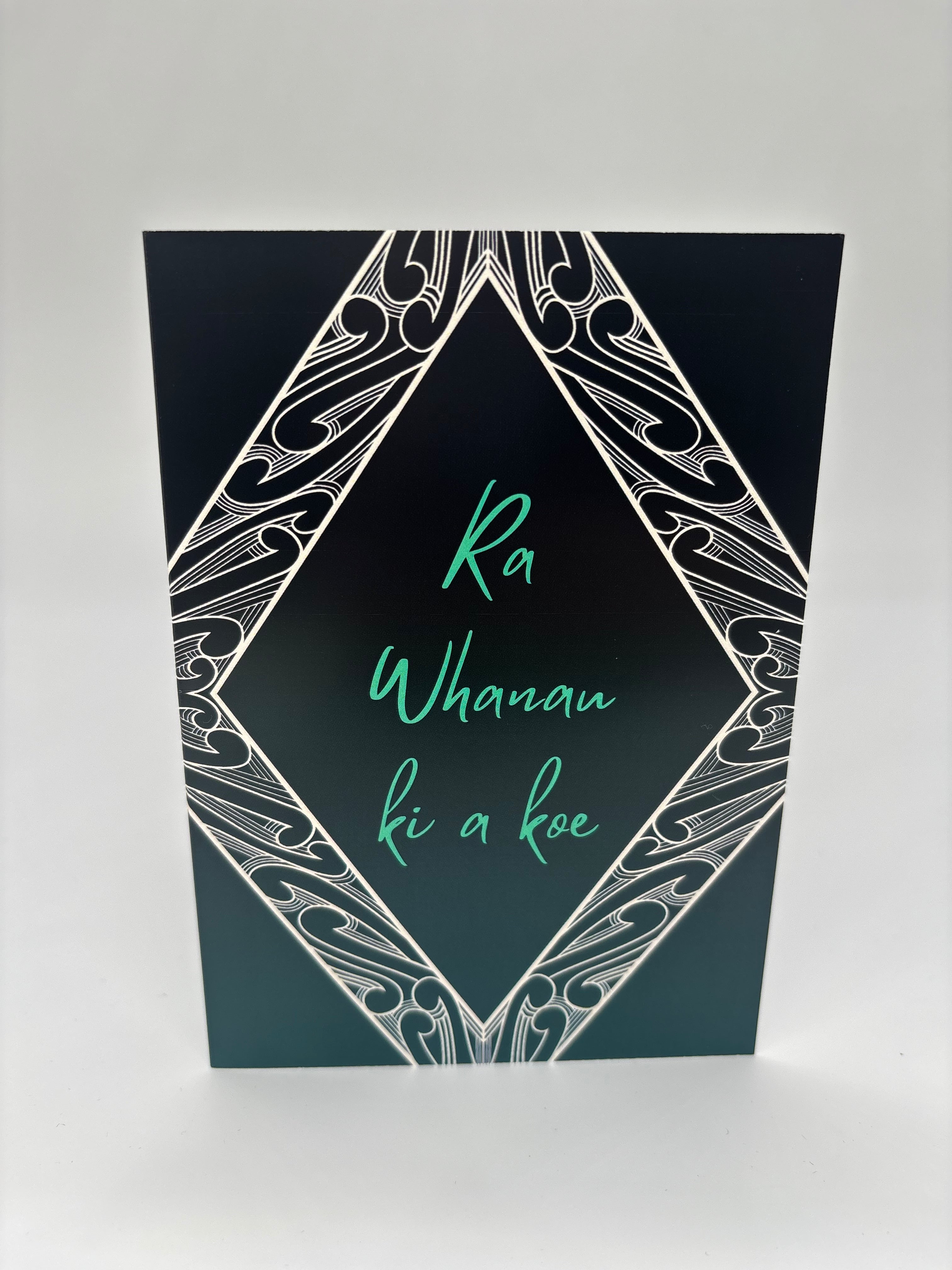 Māori Greeting Card - Ra Whanau Ki A Koe – Māori by Design
