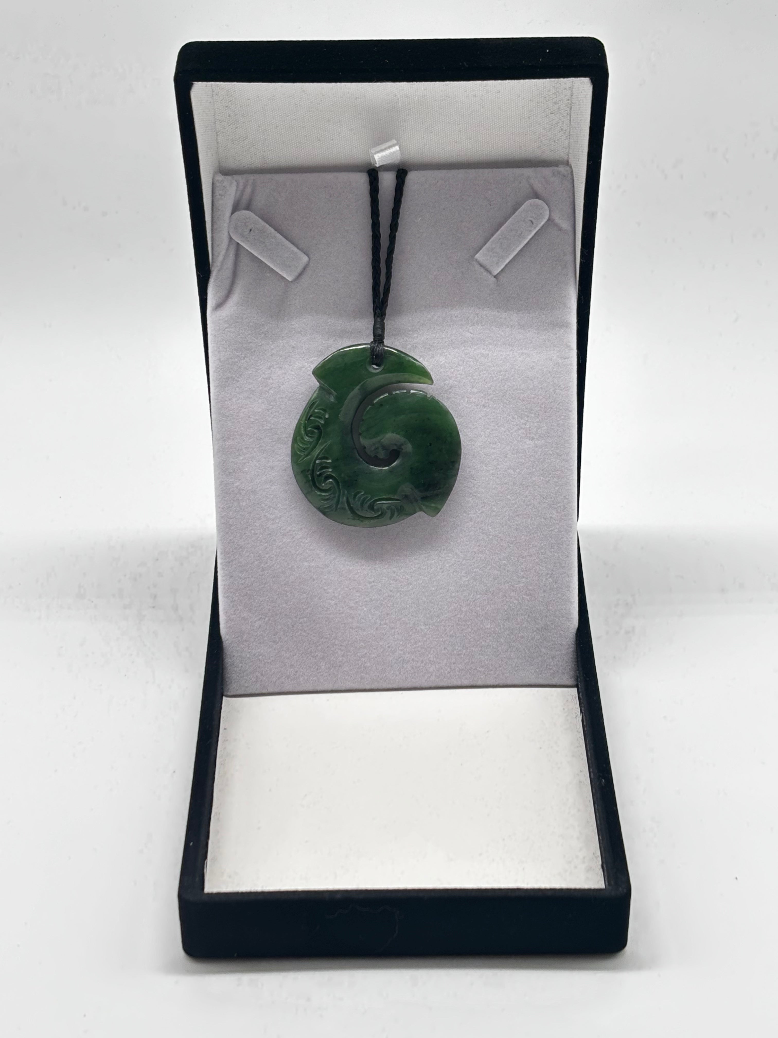 Hei Matau Koru Pounamu Necklace – Māori by Design