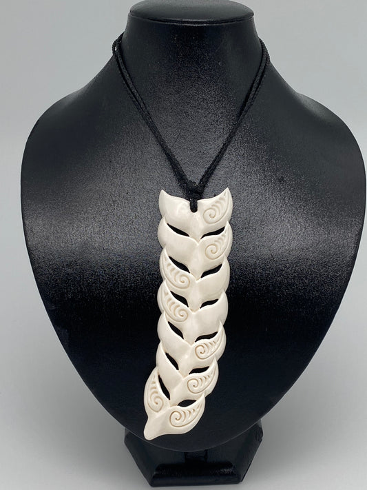 Handcrafted Bone Carving Necklaces from New Zealand
