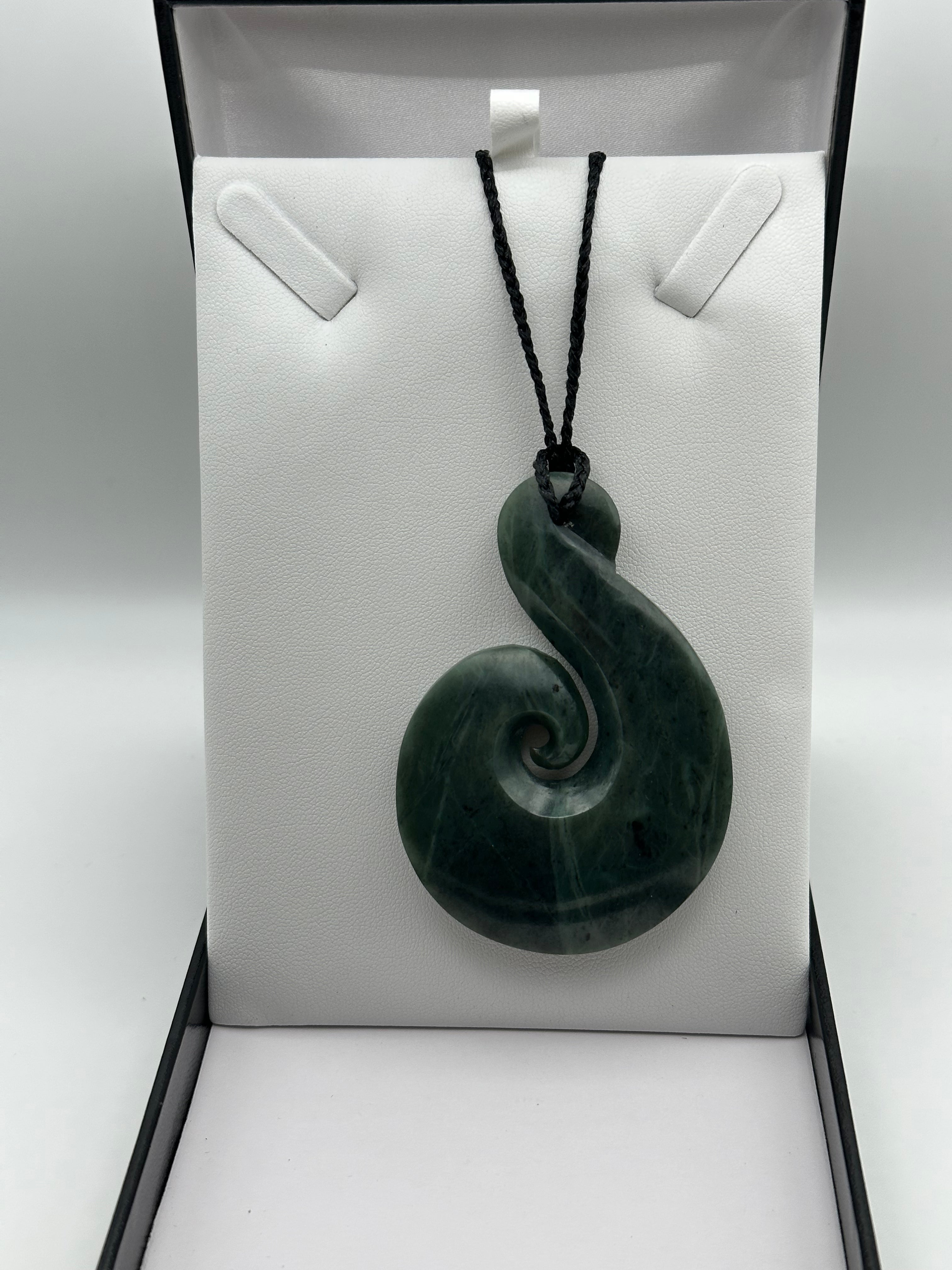 Hei Matau Koru Pounamu Necklace – Māori by Design